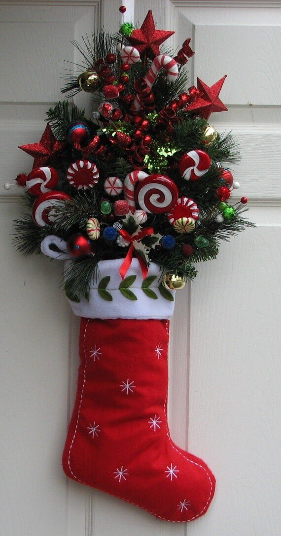 Bellas Botas Navideñas Para Decorar En Estas Navidades
