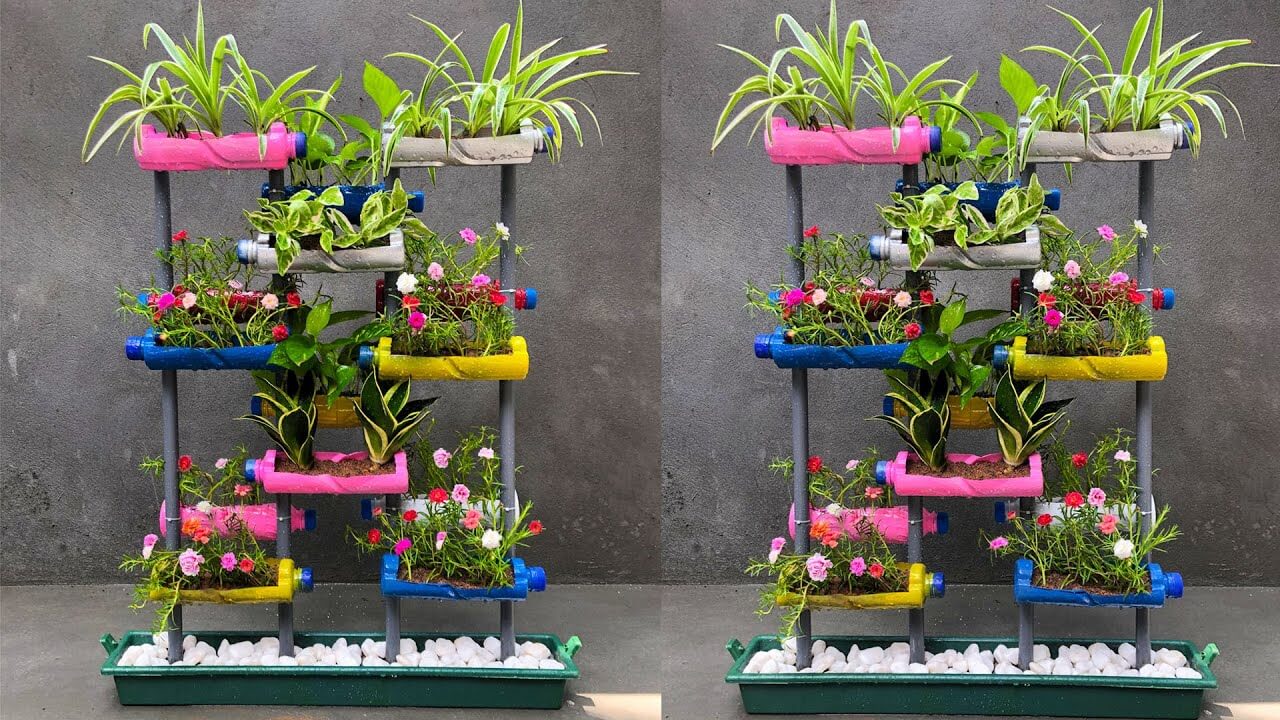 ¡Wow! Bellísimas Macetas Hechas Con Botellas Plásticas