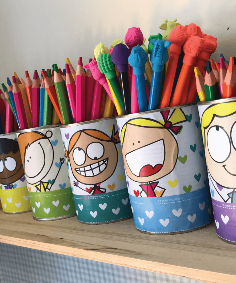 15 PORTALÁPICES HECHOS CON LATAS PARA NIÑAS